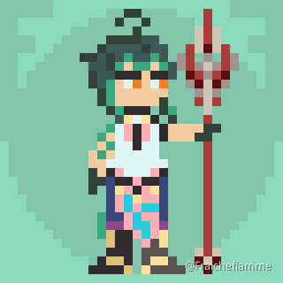 Venti Xiao Klee and Qiqi in pixel art ^^ Genshin Impact | HoYoLAB