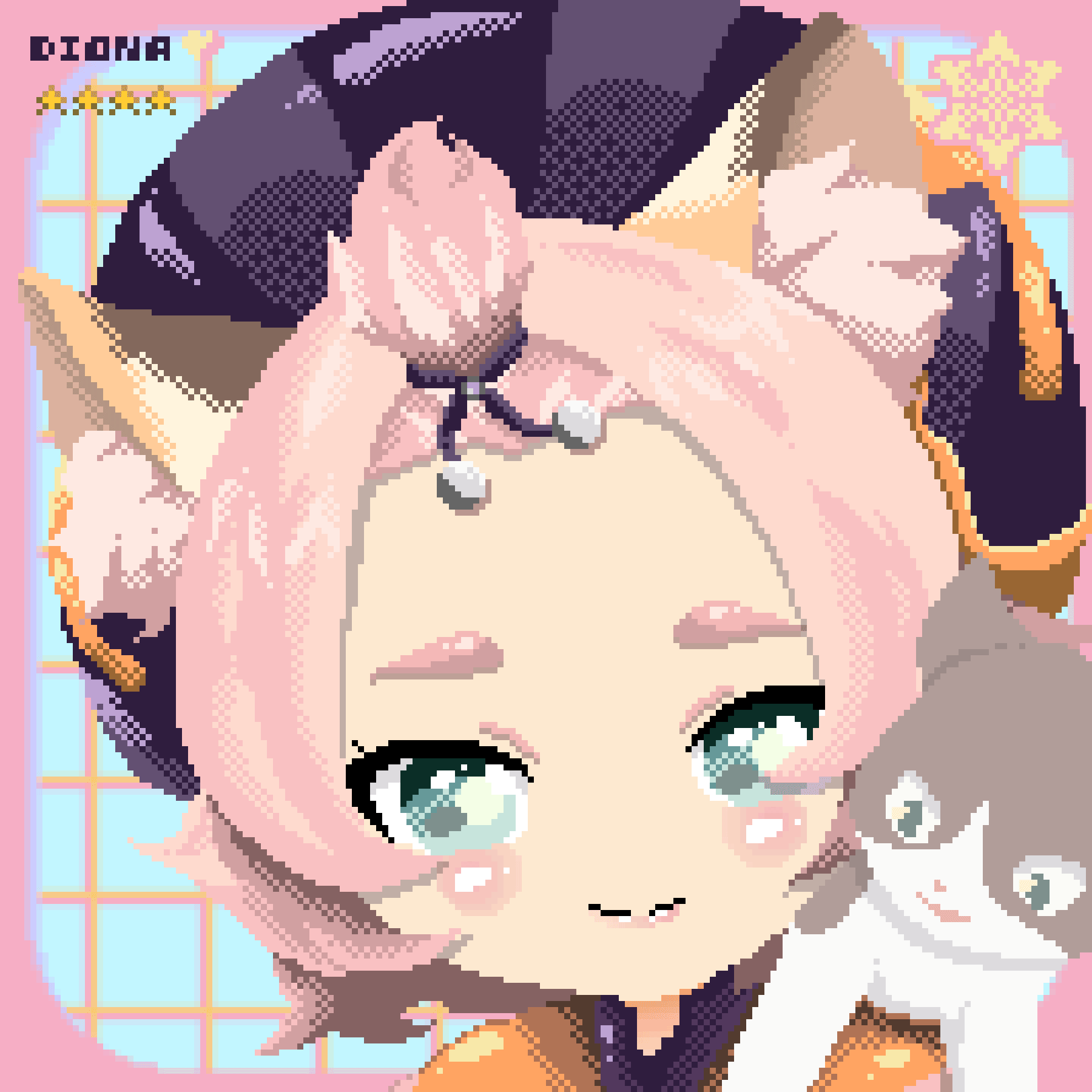 💙 Animated! Diona Pixel Art 💙 Genshin Impact | HoYoLAB