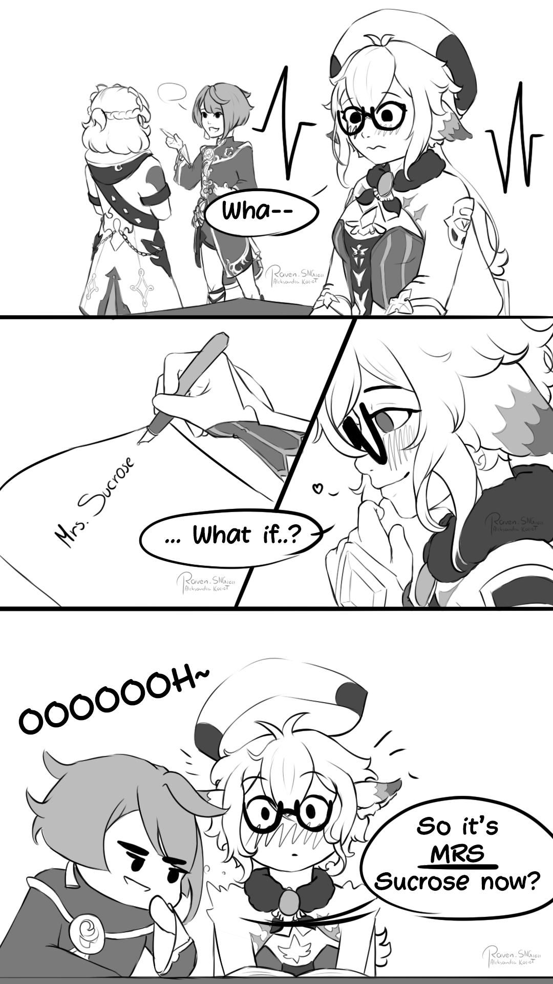 "Ms Sucrose" [Alberose/Albecrose] Genshin Impact | HoYoLAB