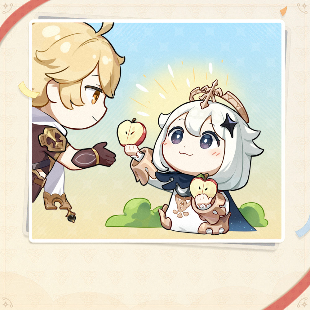 Hari ini ulang tahun Paimon loh >