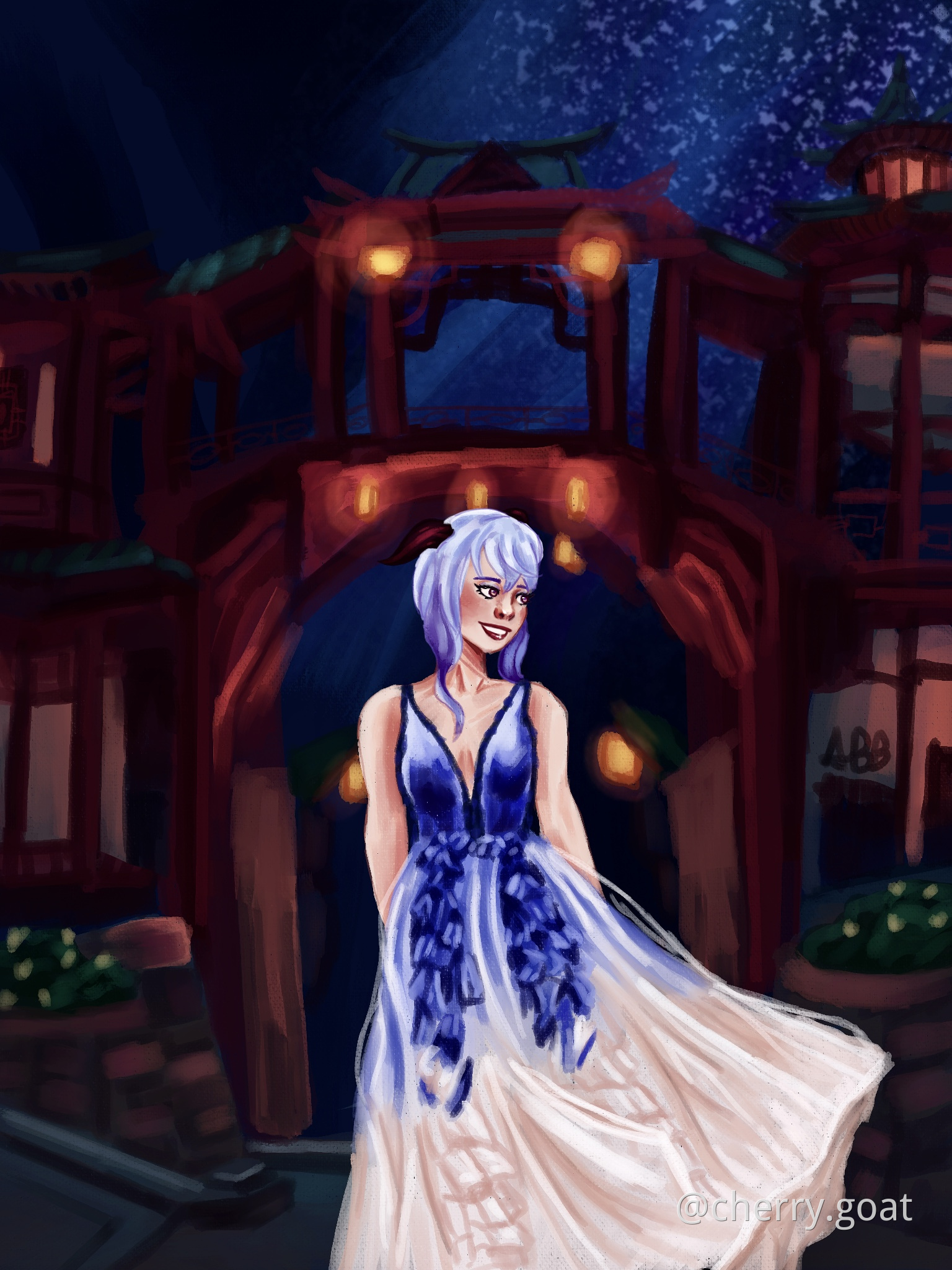 Ganyu in the dress ️ Genshin Impact | HoYoLAB