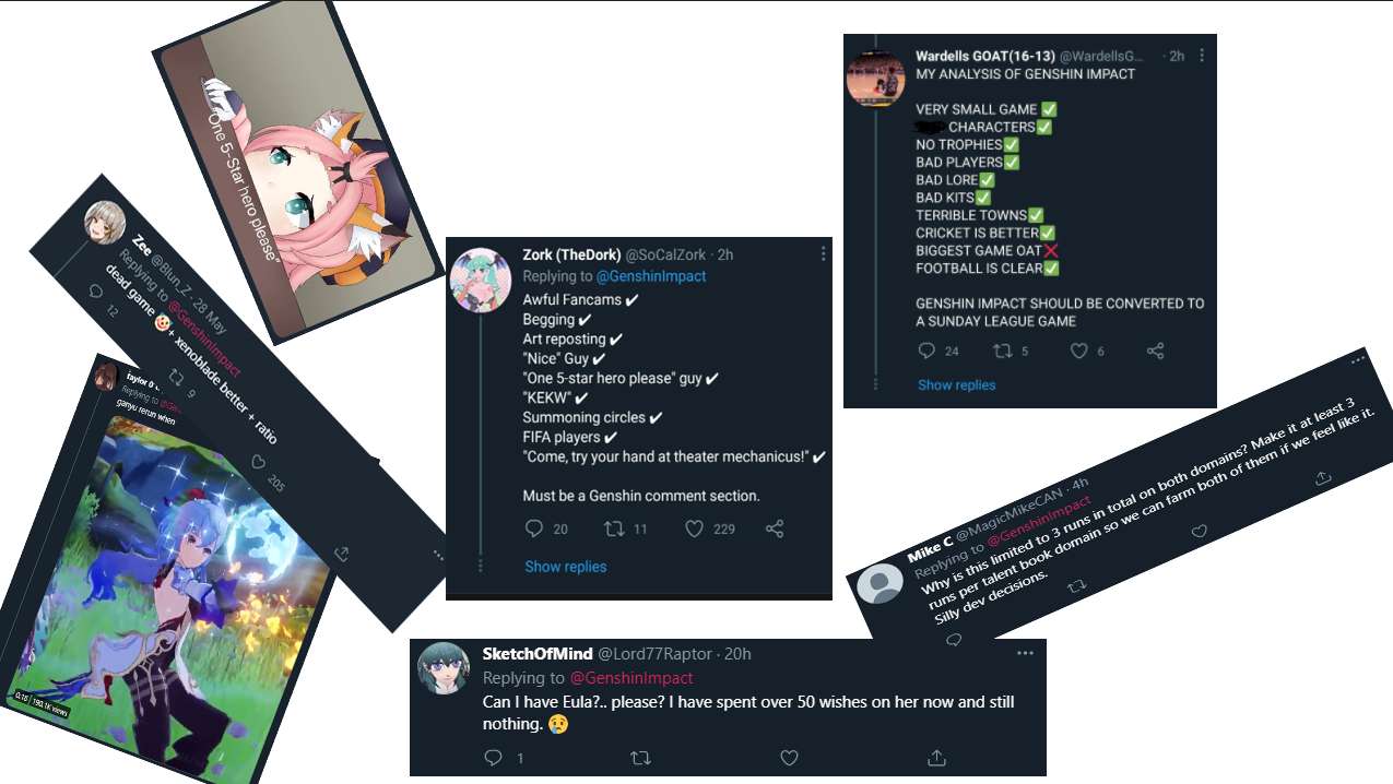 Genshin Twitter Comment Section Beginner Pack Genshin Impact | HoYoLAB