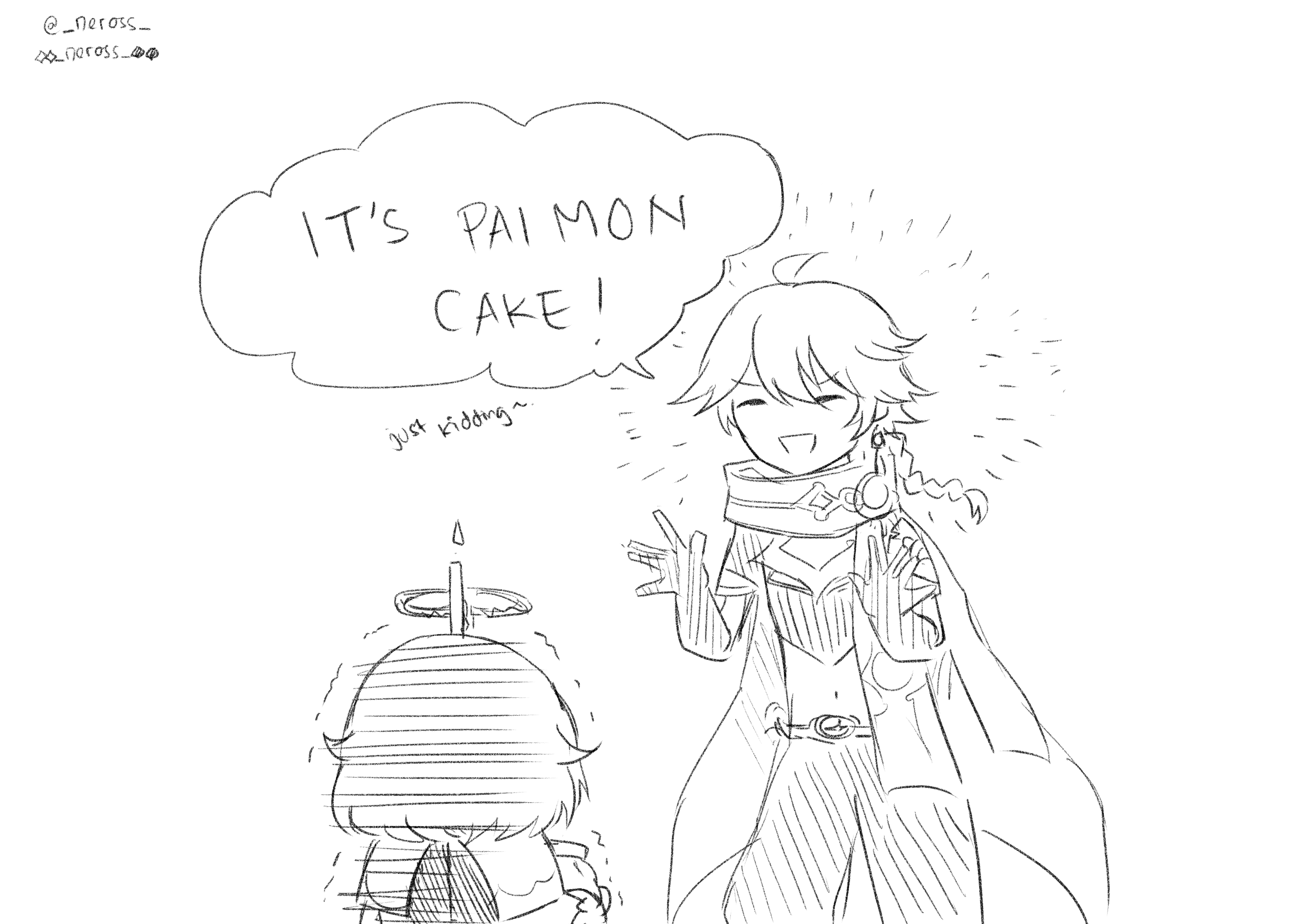 Paimon Cake Genshin Impact | HoYoLAB