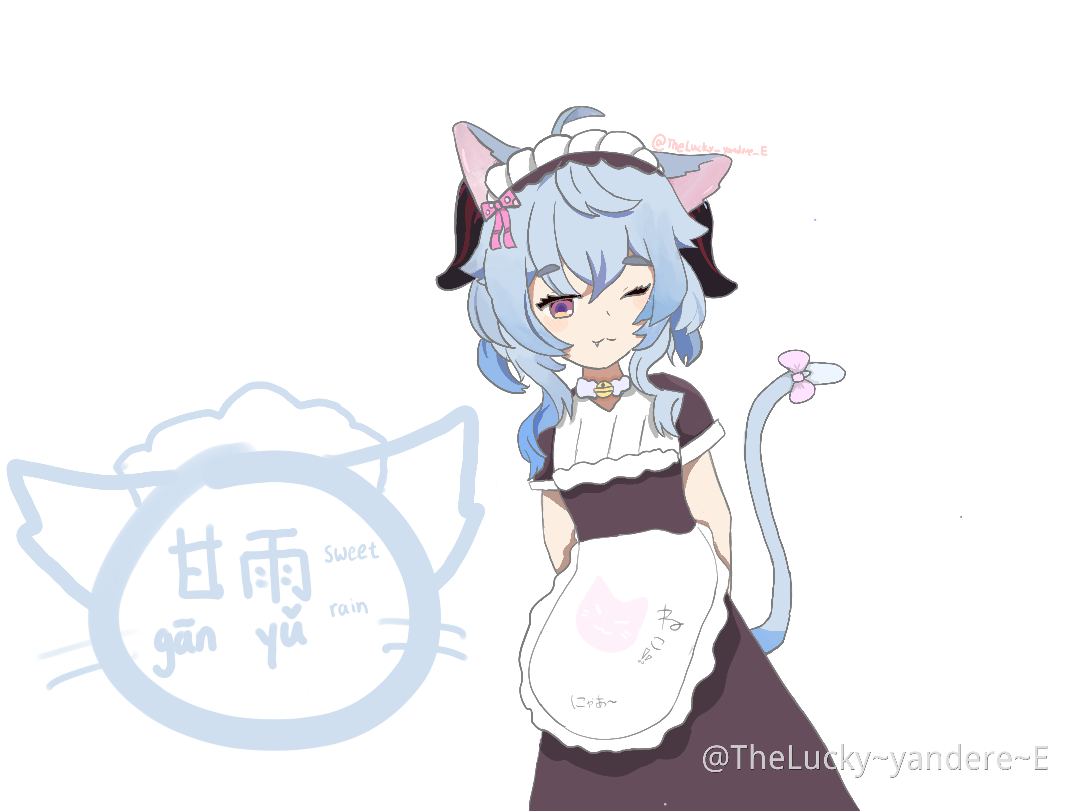 ganyu cat maid Genshin Impact | HoYoLAB